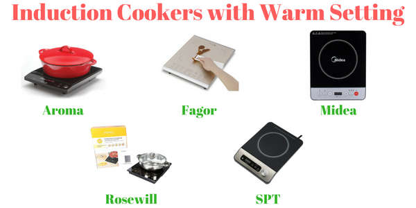 5 Best Induction Cookers with Warm Setting and Reviews You can Buy